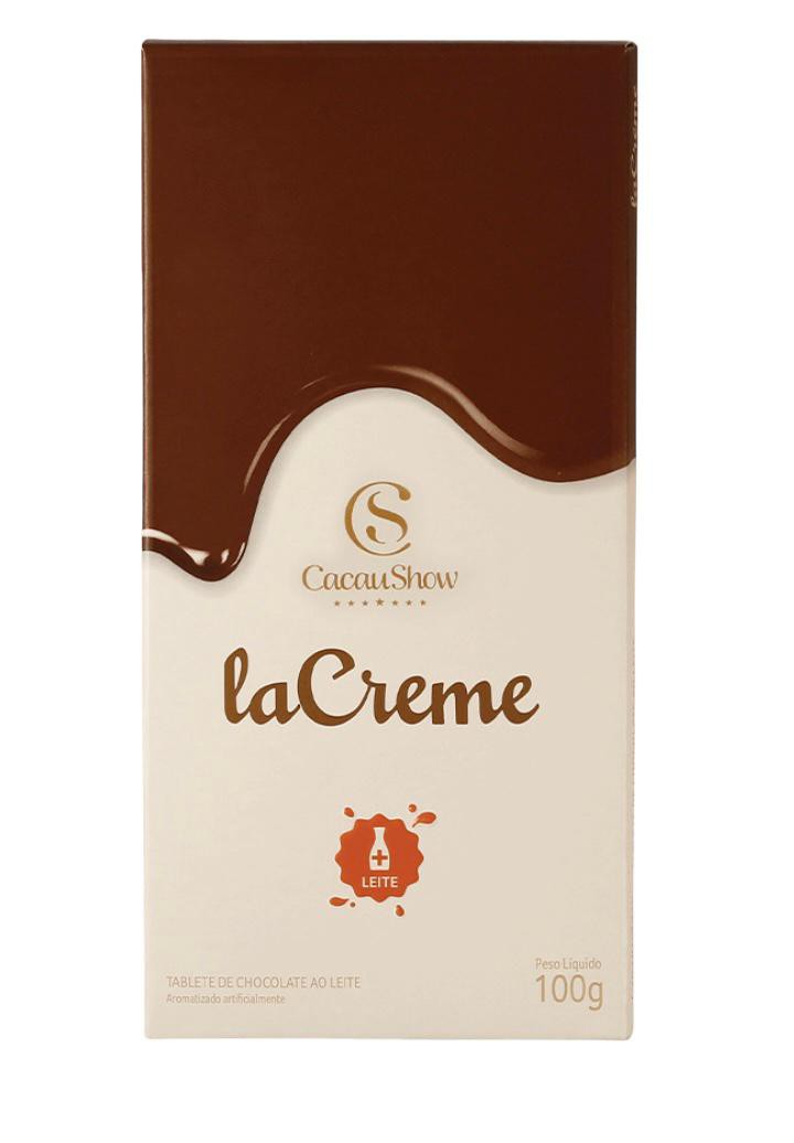 Barra de Chocolate La Creme - Chocolate ao Leite | Camélia Flores